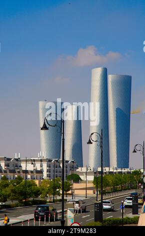 Lusail Plaza Towers - Qatar Stock Photo - Alamy