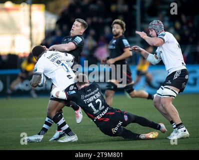 Nick Tompkins, captain of Saracens during the match between ...