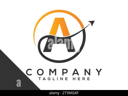 Letter G Financial Logo Template with Marketing Growth Arrow. Marketing ...