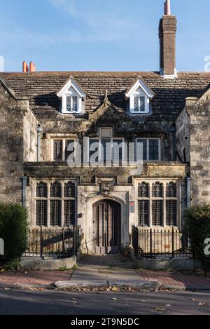 The Elizabethan manor house, Southover Grange (now the Lewes Registry ...