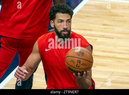 Washington Wizards forward Anthony Gill (16) in the first half of an ...