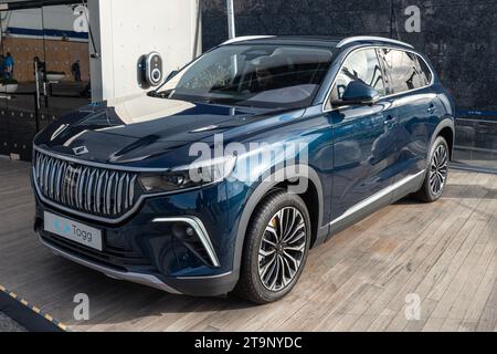 ISTANBUL, TURKEY - NOVEMBER 26, 2023: TOGG T10X car stand at Nautilus ...