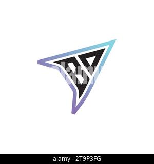 BO letter combination cool logo esport initial and cool color ...