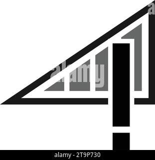 Wave power vector icon. Flat style illustration. EPS 10 vector Stock ...