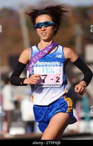 Miyagi, Japan. 26th Nov, 2023. Misaki Hayashida () Ekiden : All Japan ...