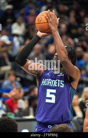 Charlotte Hornets center Mark Williams looks on during the first half ...