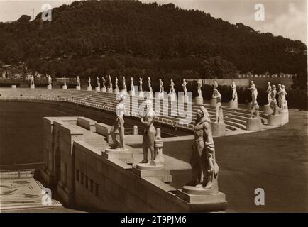 1935 , ROME , ITALY : The FORO DEI MARMI MUSSOLINI Stadium (today FORO ...