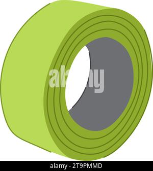 wrinkled duct tape cartoon vector illustration Stock Vector Image & Art ...