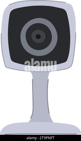 cctv ip camera cartoon vector illustration Stock Vector Image & Art - Alamy