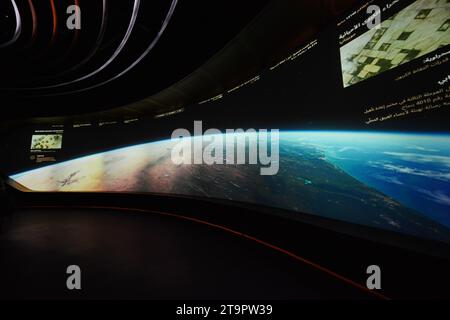 The Orbital Space Station (OSS) Hope exhibits at the Museum of the ...
