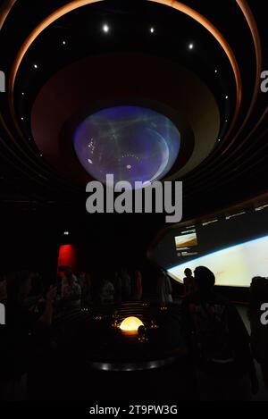 The Orbital Space Station (OSS) Hope exhibits at the Museum of the ...