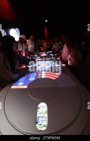 The Orbital Space Station (OSS) Hope exhibits at the Museum of the ...