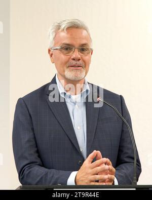 Oakland, CA - Aug 22, 2023: Ken Maxey, President and CEO of the Oakland ...