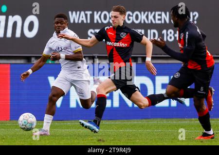 ALMELO, NETHERLANDS - NOVEMBER 2: Bryan Limbombe of Heracles Almelo ...