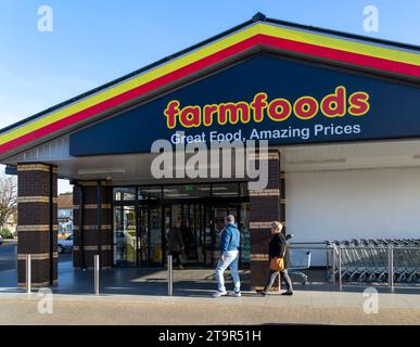 Farmfoods food shop store, Whitton, Ipswich, Suffolk, England, UK Stock ...