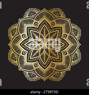 Mandala. Oriental pattern. Traditional round ornament. Turkey, Egypt ...
