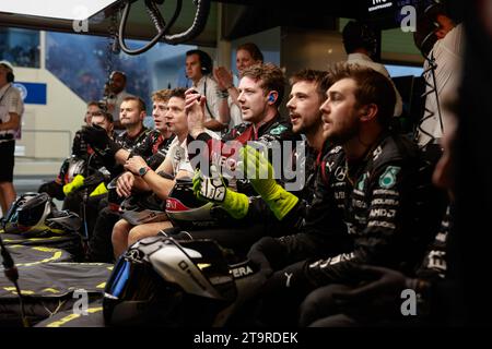 Mercedes AMG F1 Team staff during the Formula 1 STC Saudi Arabian Grand ...