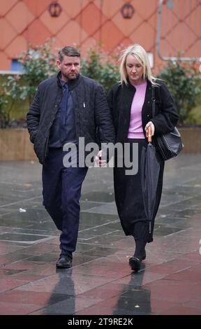Peter Spooner, father of Brianna Ghey arrives at Manchester Crown Court ...