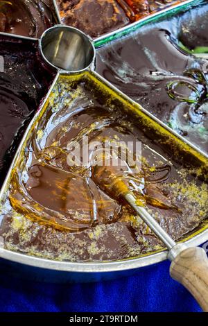 Traditional Turkish Ottoman handmade stick candy Macun. Sweet ...