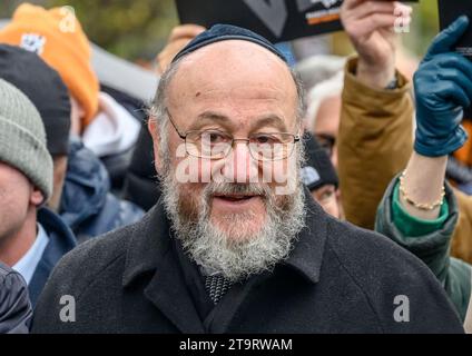 Chief Rabbi Sir Ephraim Yitzchak Mirvis taking part in the March ...