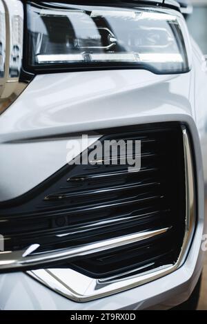 Texture of a honeycomb of an automotive aluminum car cooling radiator ...