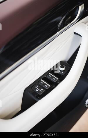 adjusting the lowering of car windows. High quality photo Stock Photo ...