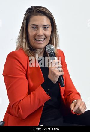 Evi Van Acker (R) pictured during the gala evening for the sport man ...