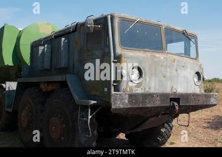 MAZ-537 military truck at the Strategic Missile Forces Museum in ...