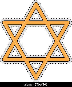 Colored hanukkah jewish star shape icon Vector Stock Vector Image & Art ...