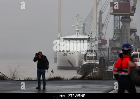 Canopee, the world's first hybrid wind powered cargo ship, sailing out ...
