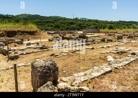 Historical ancient Roman ruins, Conimbriga, Portugal Stock Photo - Alamy