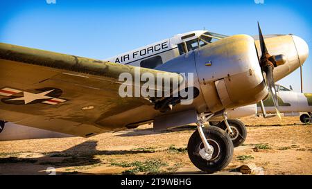 Beechcraft UC-45J BuNo 67161 The Beechcraft Model 1 Stock Photo - Alamy