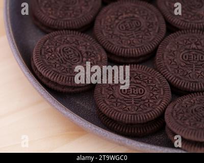 Tambov, Russian Federation - November 08, 2023 Oreo cookies surrounding ...