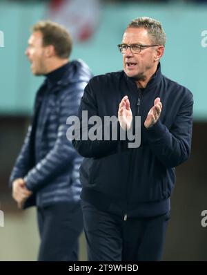 Head coach Ralf Rangnick on Monday, 30 March 2026, during a press ...