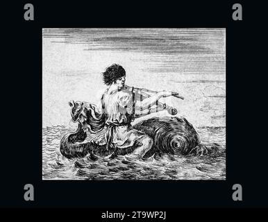 Arion, from 'Game of Mythology' (Jeu de la Mythologie) 1918 by Stefano ...