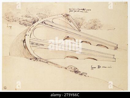 Baldassarre Peruzzi. Projet d'une digue .Une structure linéaire avec ...