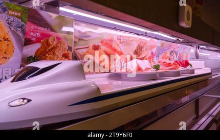 Automated Japanese Sushi restaurant, Hong Kong, China Stock Photo - Alamy