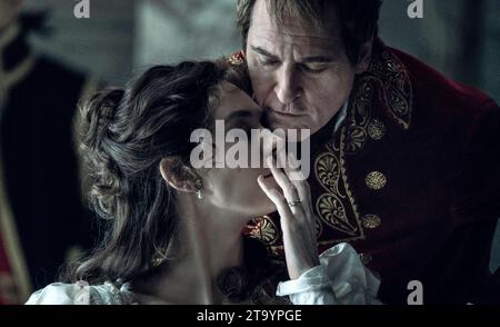 JOAQUIN PHOENIX and VANESSA KIRBY in NAPOLÉON (2023), directed by ...
