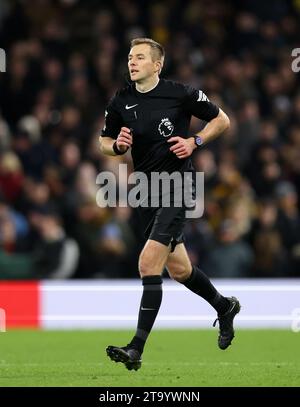 Referee Michael Salisbury during the Premier League match at Selhurst ...