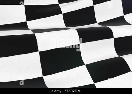 checkered flag, end race background, formula one competition Stock ...