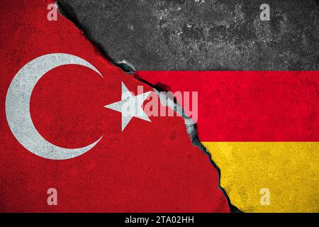 German Turkey Flag Stock Photo - Alamy