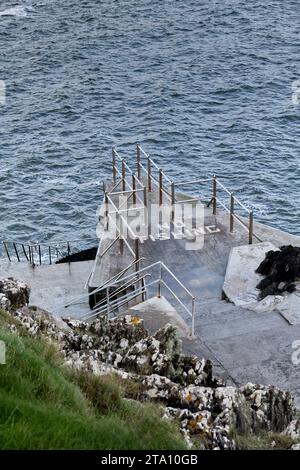 view of tramore Guillamene Swimming Cove, Co.Waterford Ireland. will ...