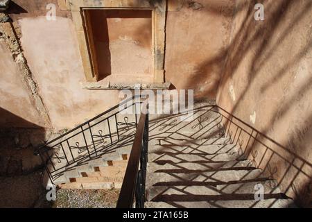 commons in an orthodox monastery (arkadi) in crete in greece Stock ...
