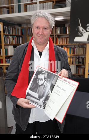 Erich Fried Preisverleihung Wien, Literaturhaus, 19. 11. 2023 Thomas KUNST *** Erich Fried Award ...