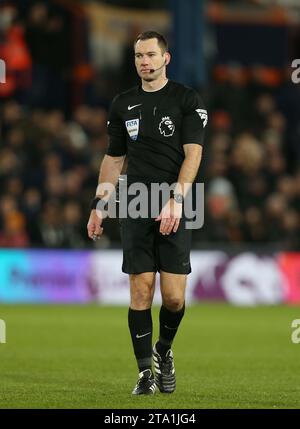 Referee, Jarred Gillett. - Luton Town v Crystal Palace, Premier League ...