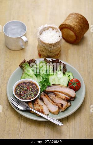 Kor Moo Yang (grilled pork neck, Thailand Stock Photo - Alamy