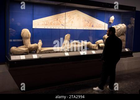 The controversial, Elgin Marbles, The Parthenon Galleries, British ...