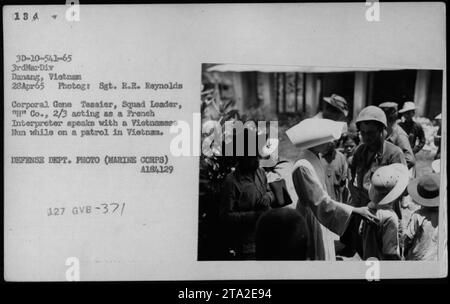 American soldiers are seen in this Vietnamese combat zone, April 3 ...