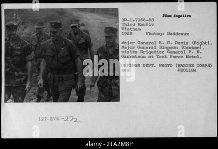 Major General Davis, Major General Simpson, and Brigadier General ...