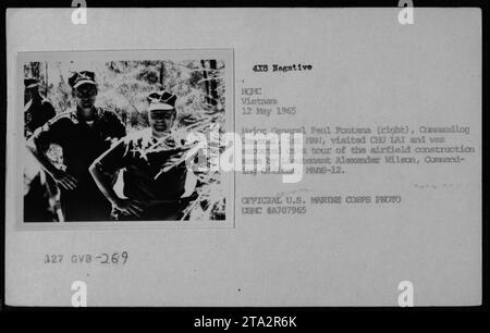 Major General Robert Alexander, commanding officer of the 77th Division ...